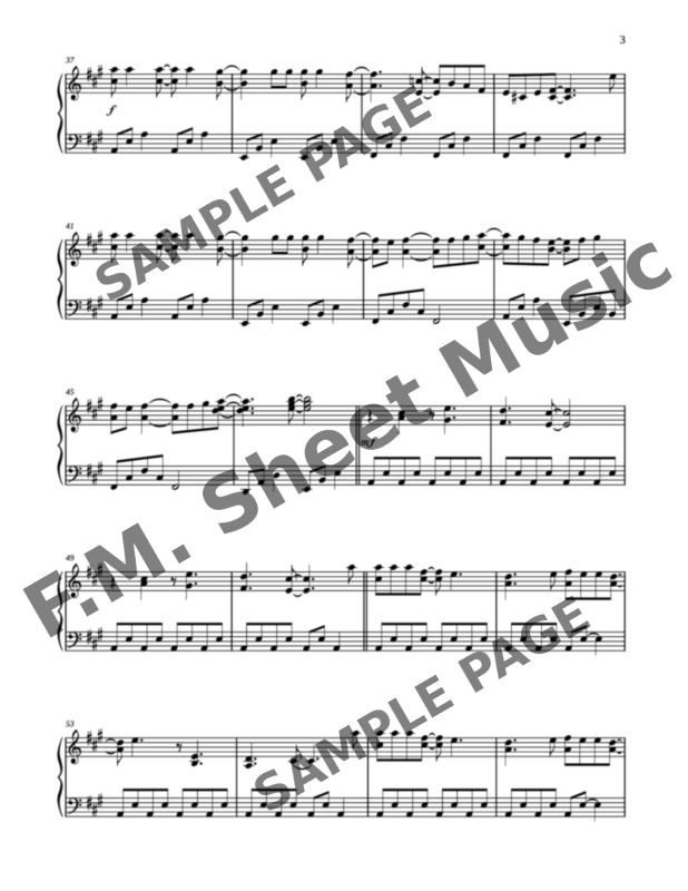 Crazy Train (Intermediate Piano) By Ozzy Osbourne - F.M. Sheet Music - Pop Arrangements by ...